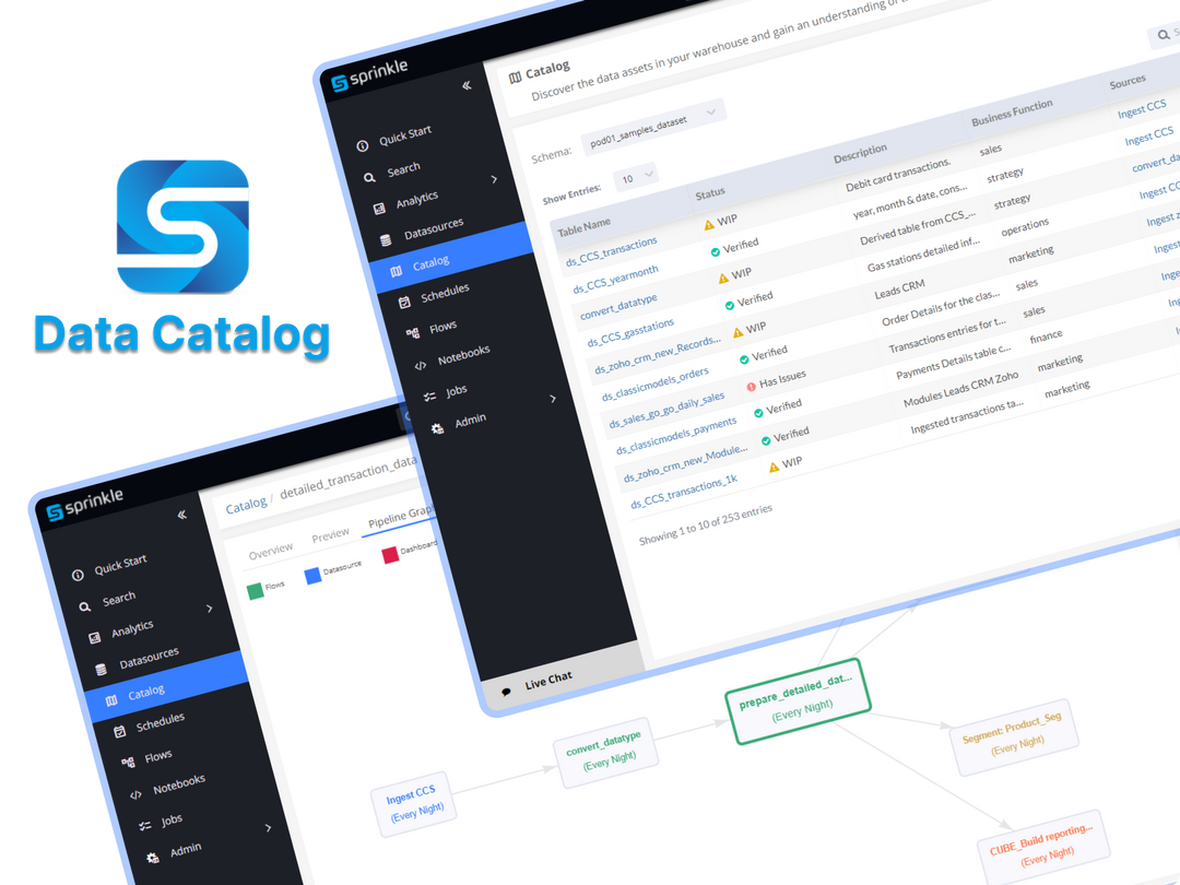 No-code Data Pipelines & Analytics