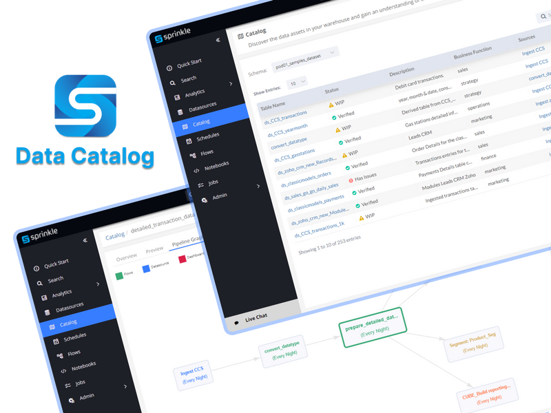 No-code Data Pipelines & Analytics