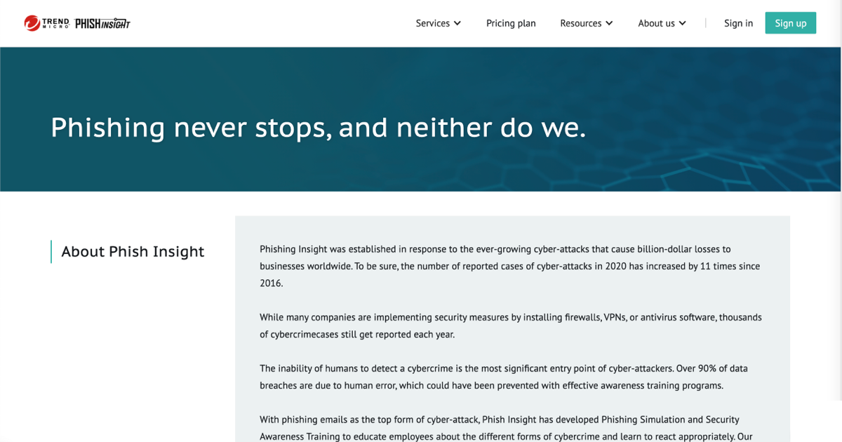 About Us | Phish Insight - Leading platform for phishing simulation and ...