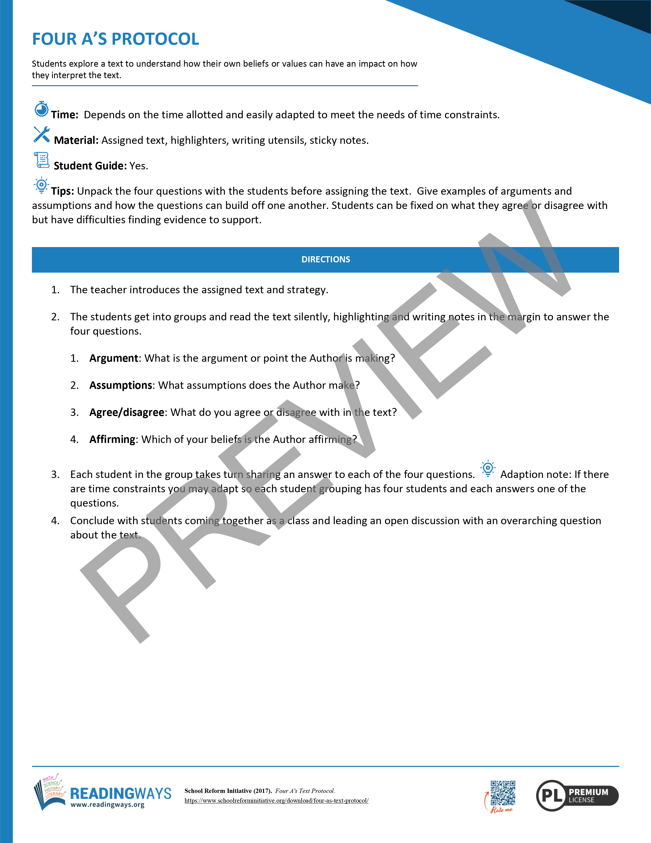 Supporting Critical Thinking with Rich Academically Productive Talk in ...