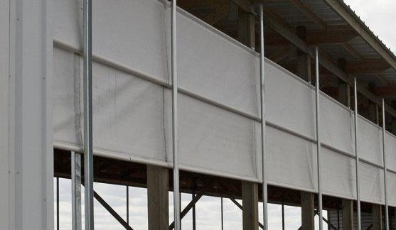Dairy Barn Ventilation | Motor Control Curtains for Livestock Farming ...