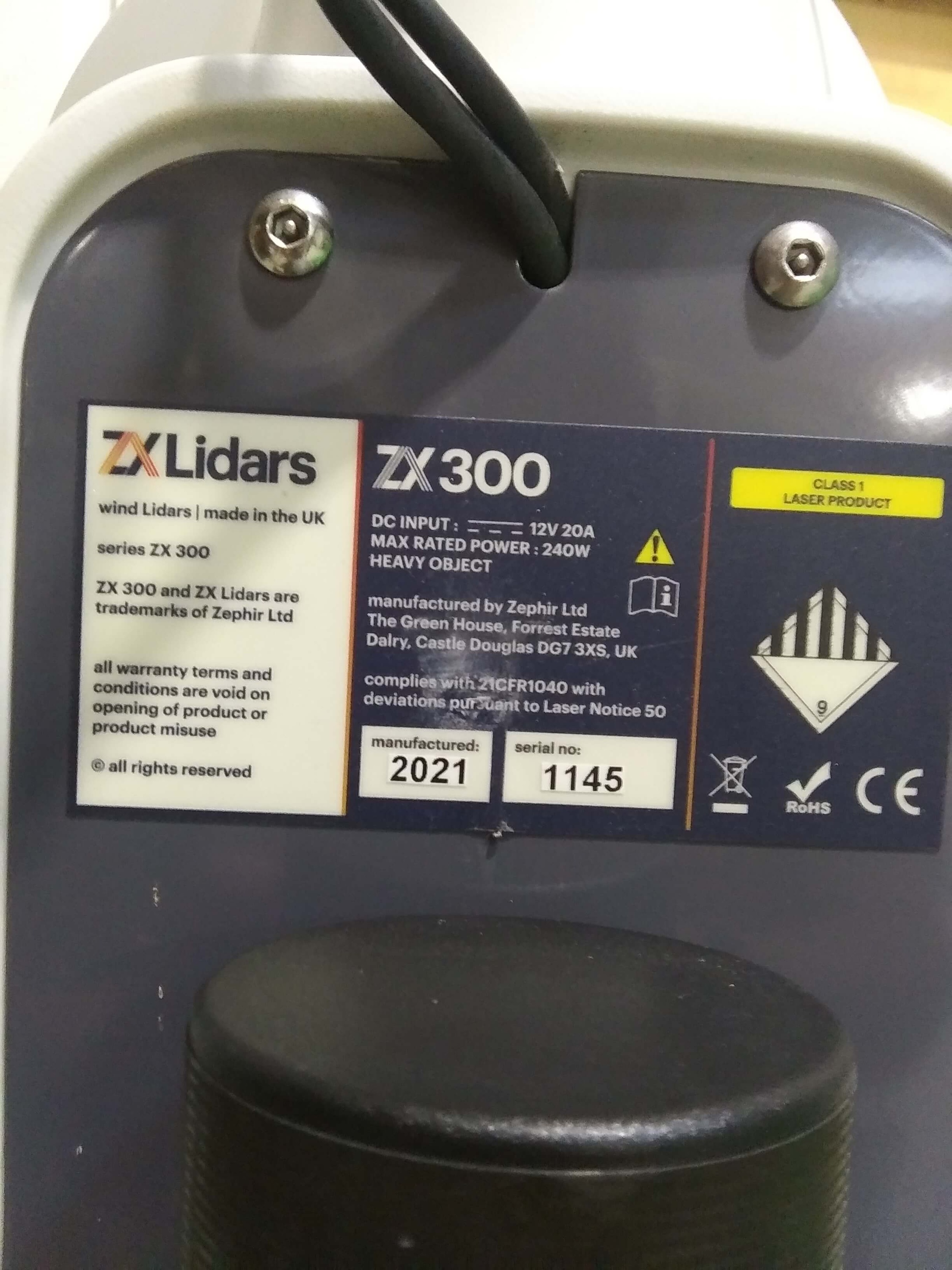 ZX 300 Wind Lidar | Terrestrial Lidar