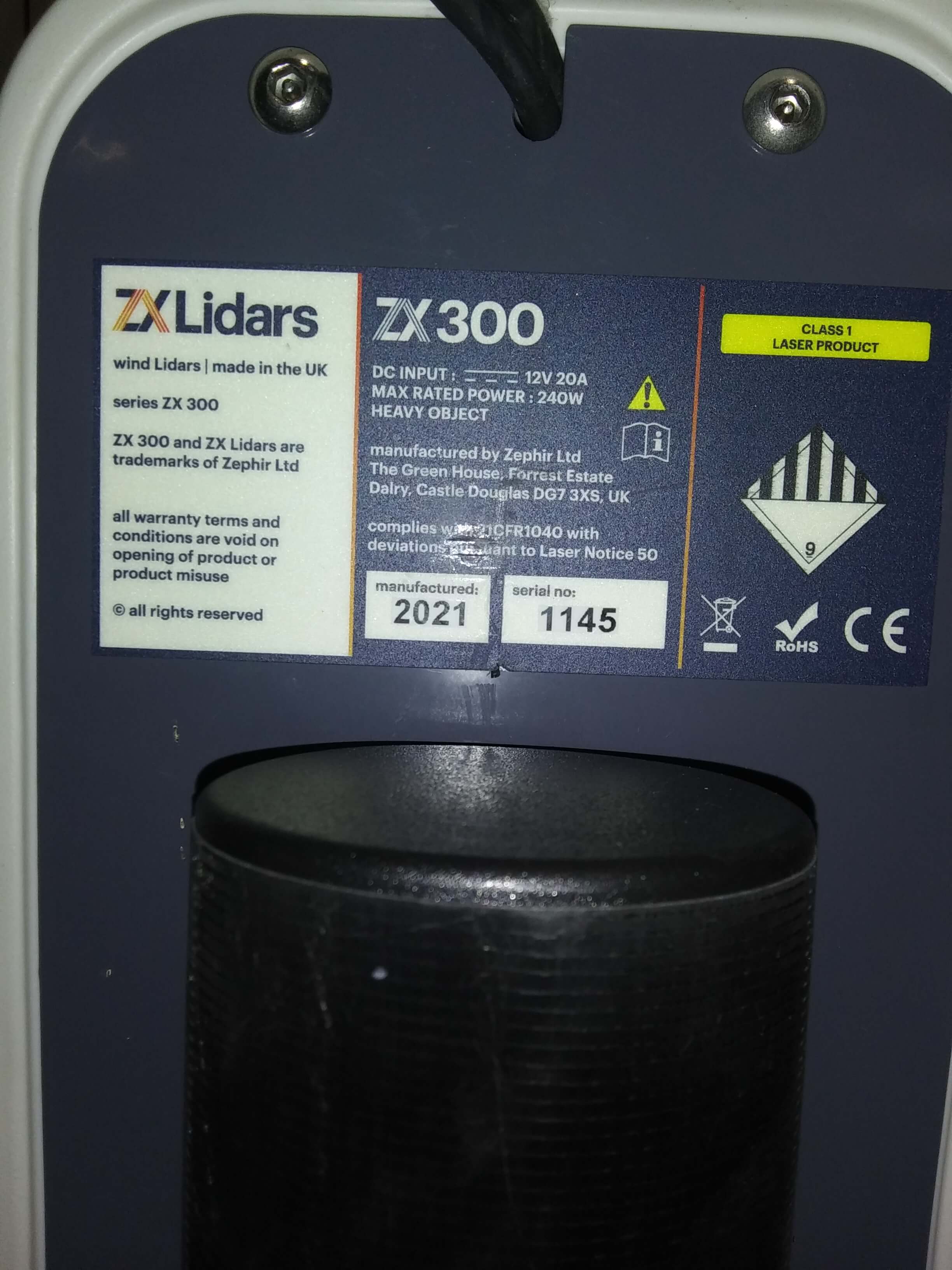 ZX 300 Wind Lidar | Terrestrial Lidar