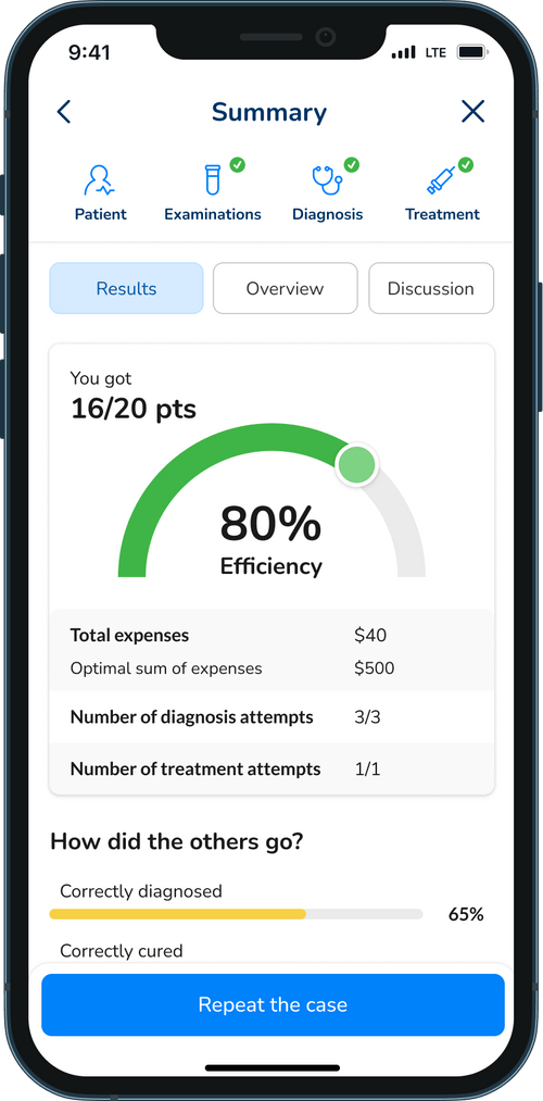 Medcases Virtual Patient | Medical Simulation