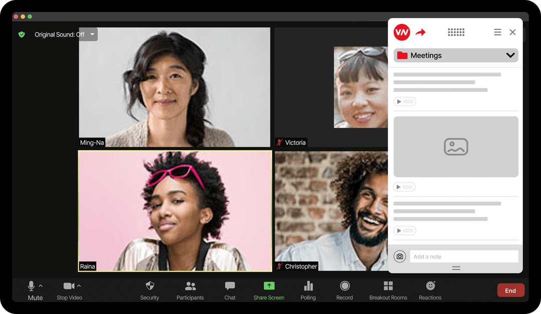 Meeting Screenshots and Notes - Zoom & Google Meet