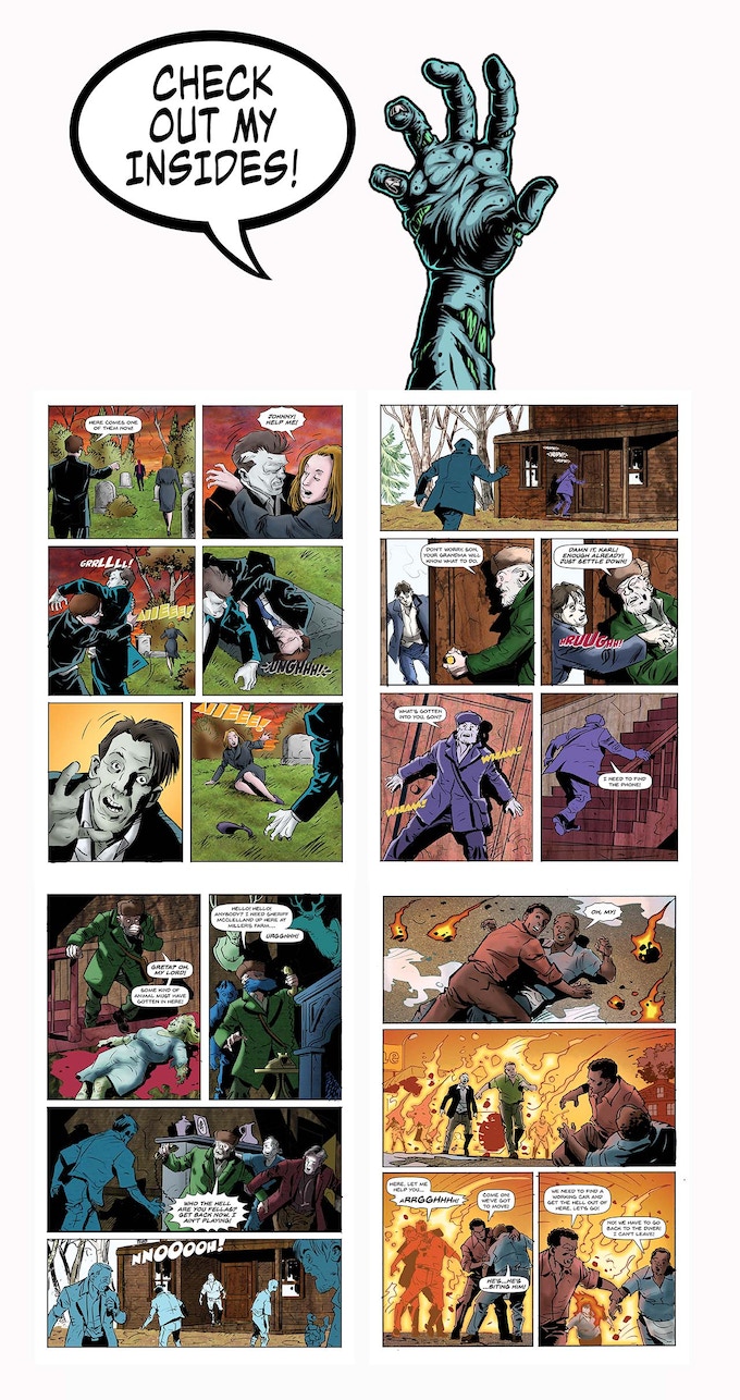 Kickstarter - Night of the Living Dead: Revenance comics rise from the ...
