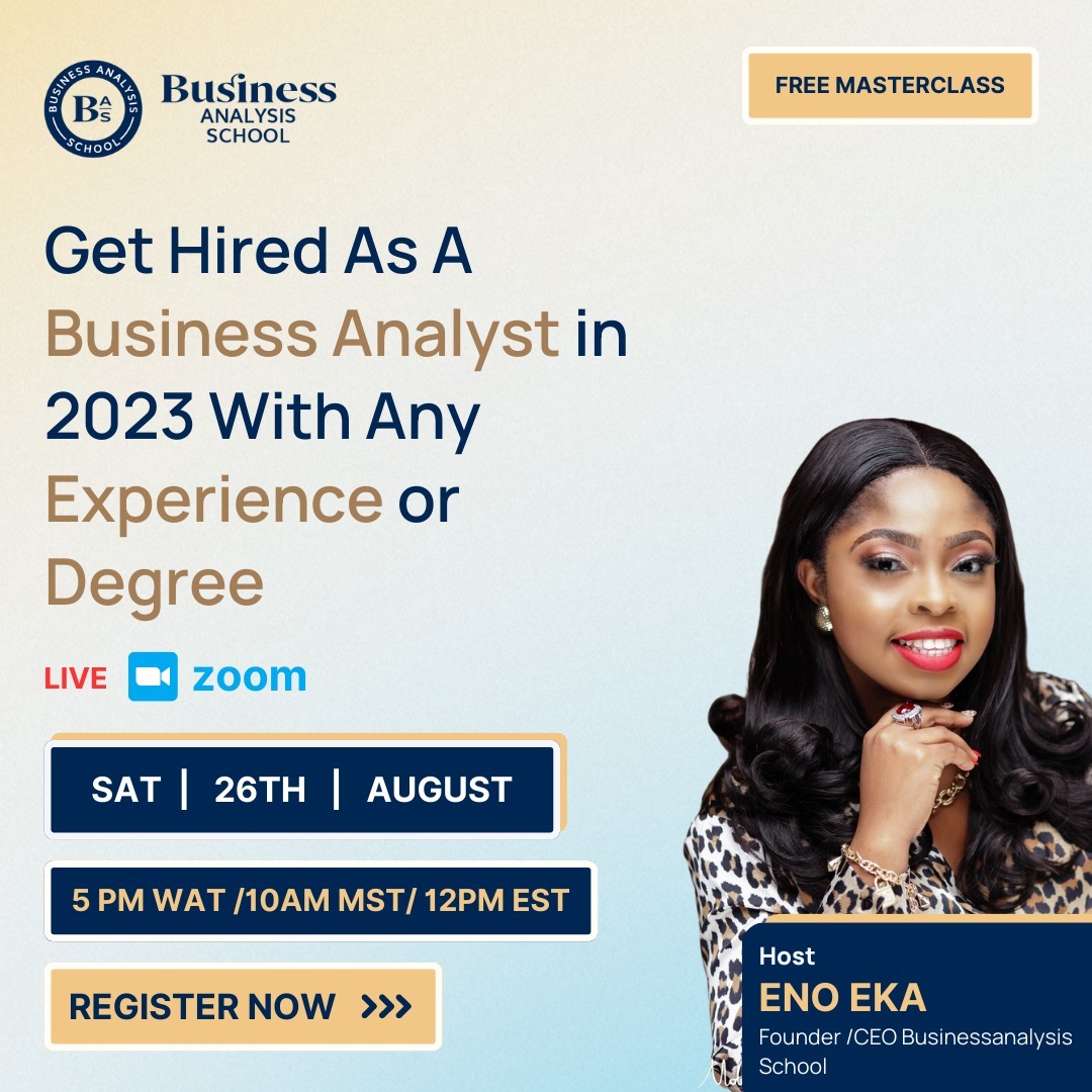 Business Analysis Masterclass Free