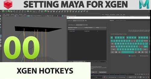 Setting Maya for Xgen tutorial series