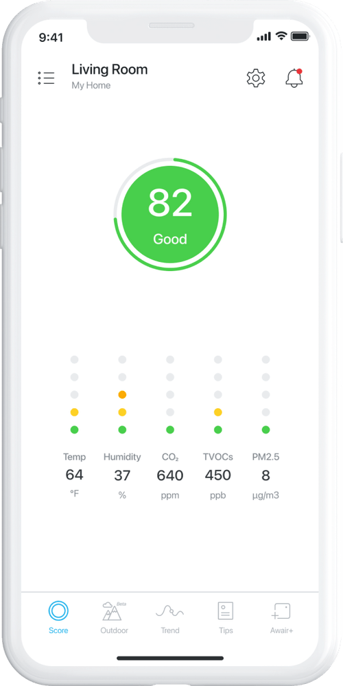Air Quality Monitor For Your House | Awair Element