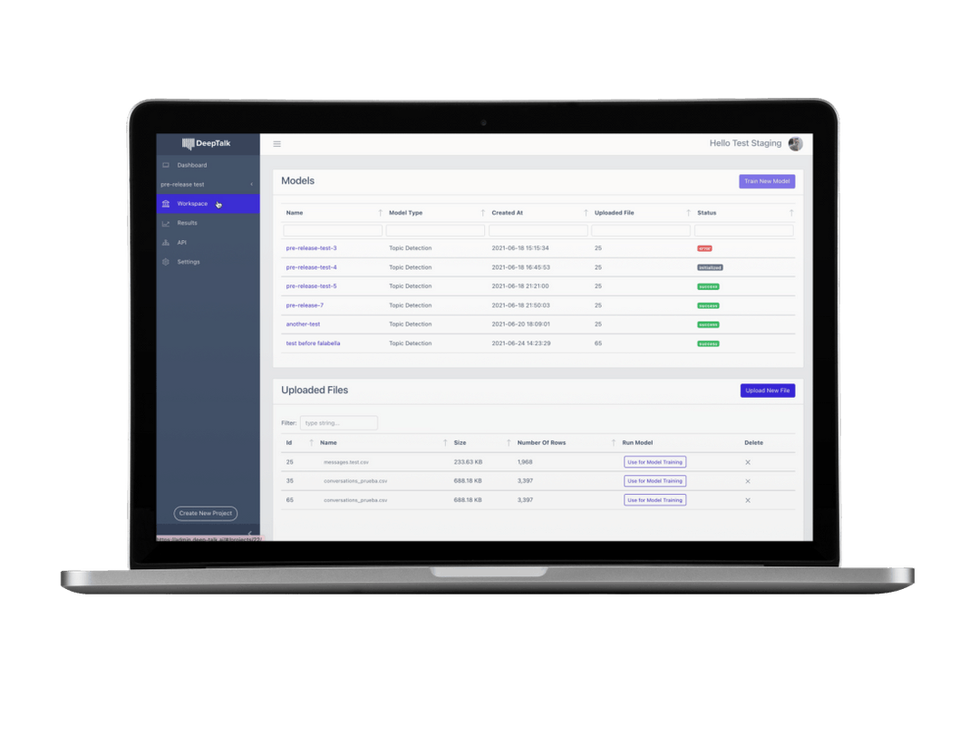 Deep Talk | Turn text into powerful data
