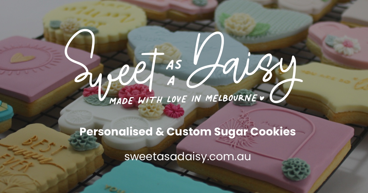 Sweet as a Daisy - Melbourne Custom Sugar Cookies