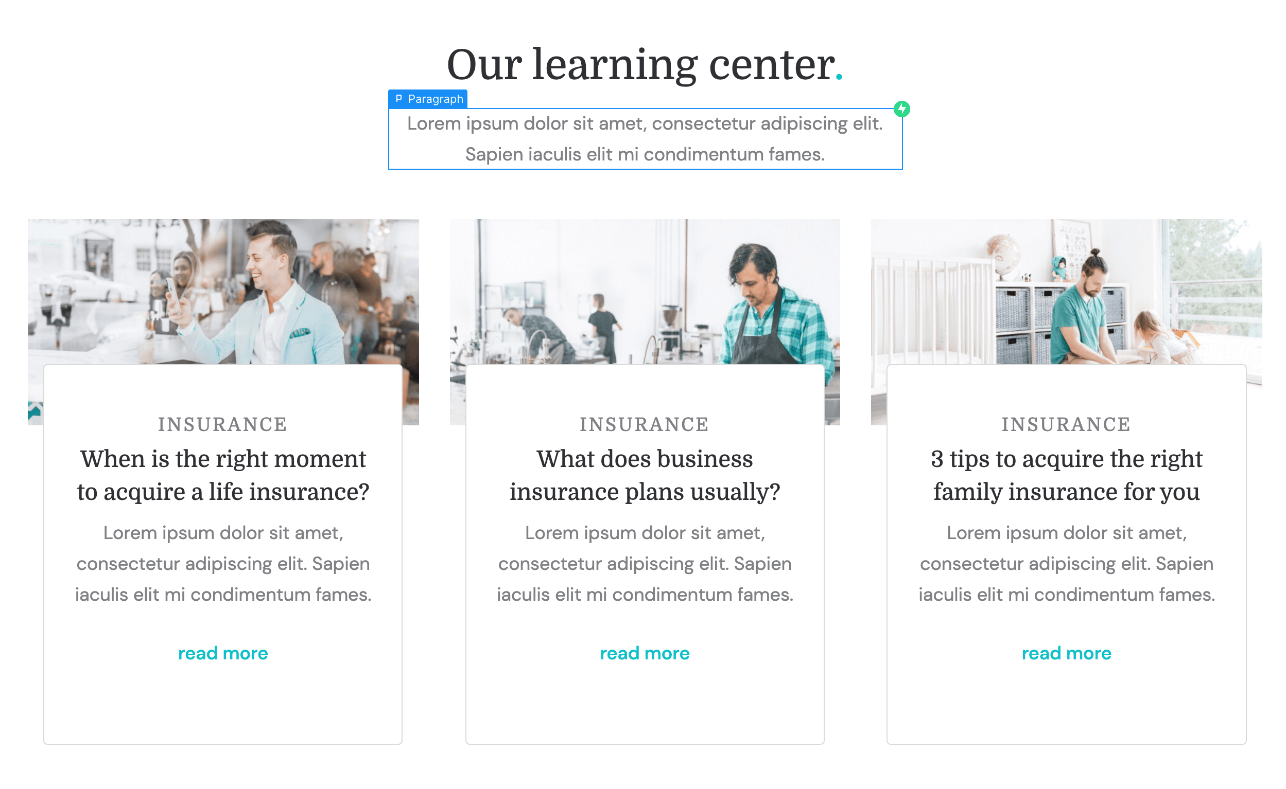 Start Here - Care - Webflow Ecommerce Template
