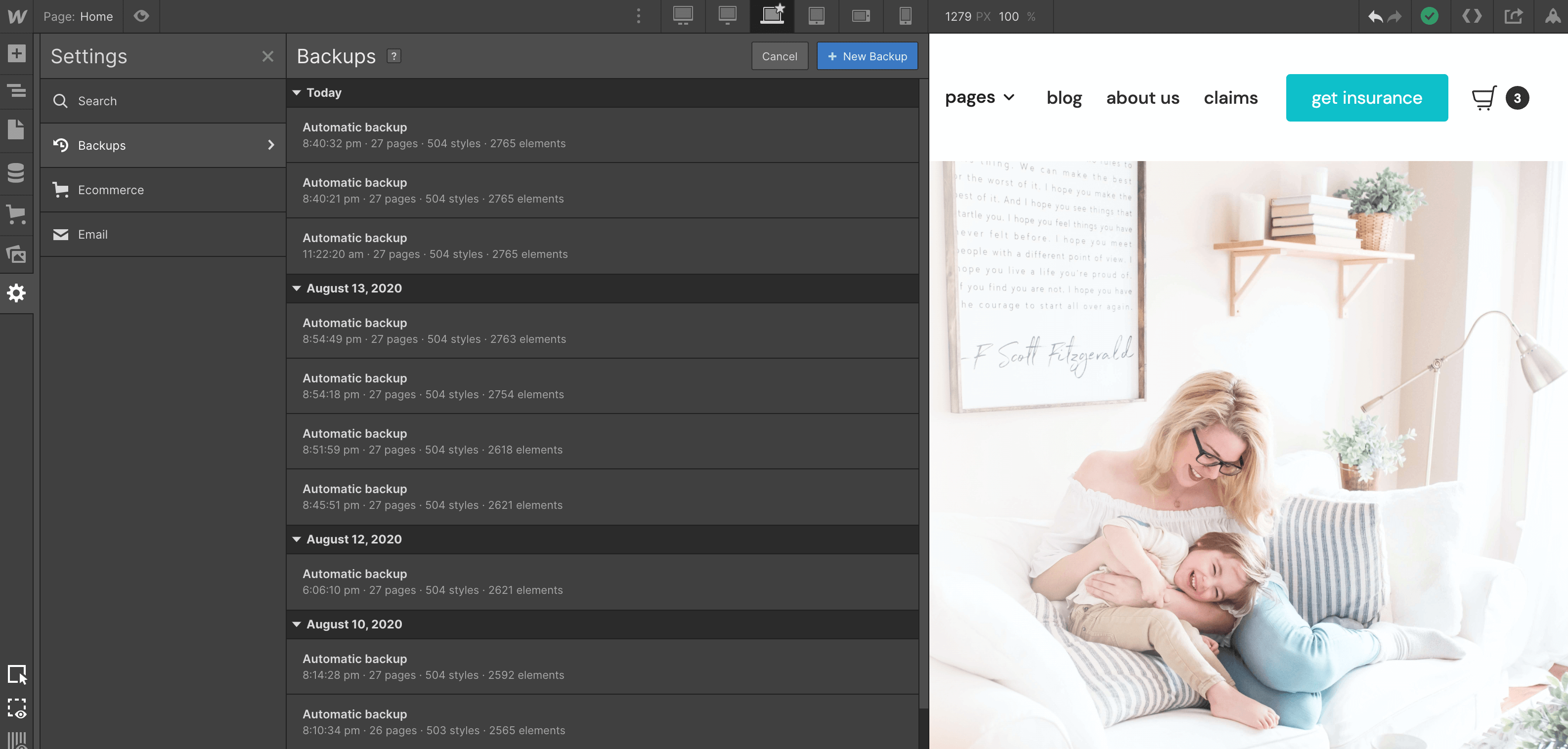 Start Here - Care - Webflow Ecommerce Template