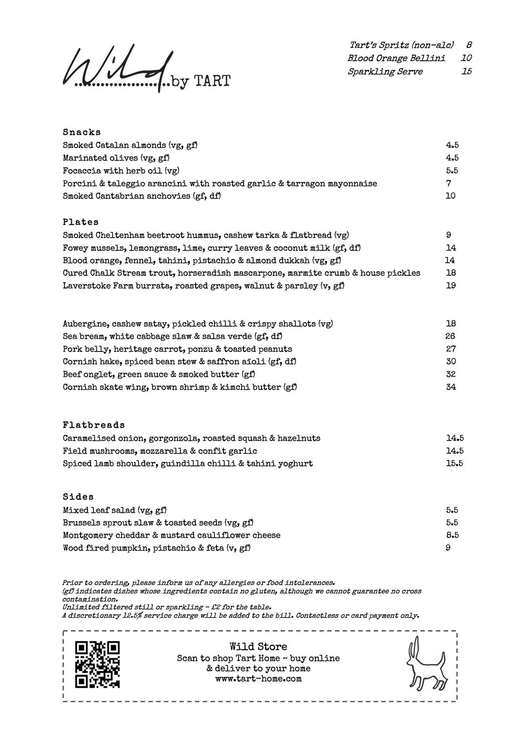 Wild by Tart | Restaurant