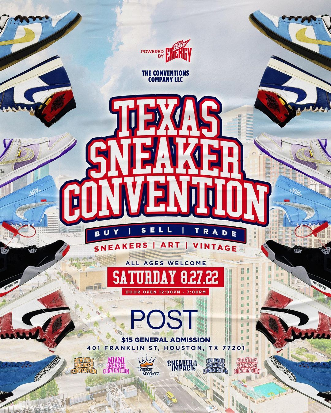 POST Event Texas Sneaker Convention Aug 27 2022