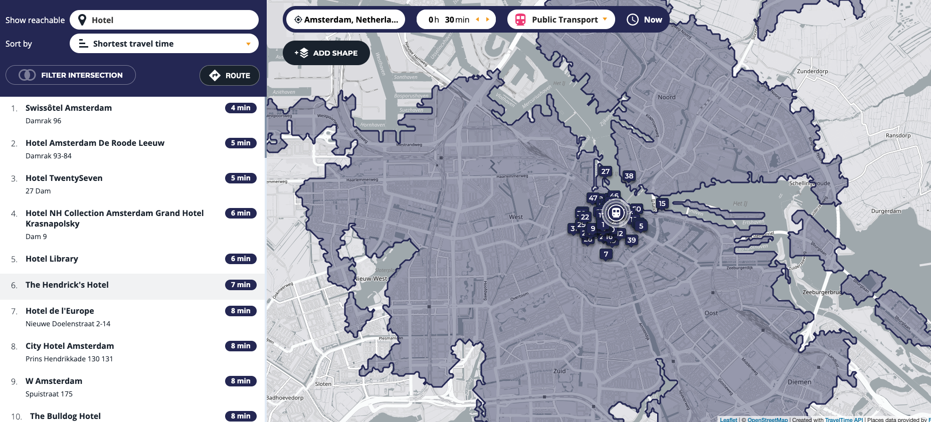 What is an Isochrone Map? A Definition & Examples | Blog