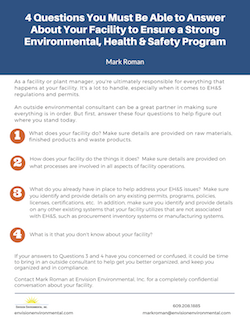 Resource - 4 Must Ask EH&S Questions