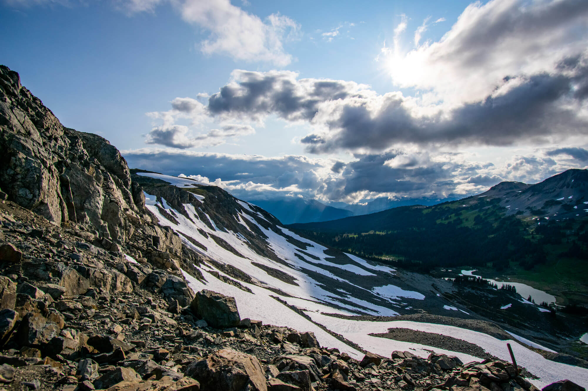 Sunset on Panorama Ridge