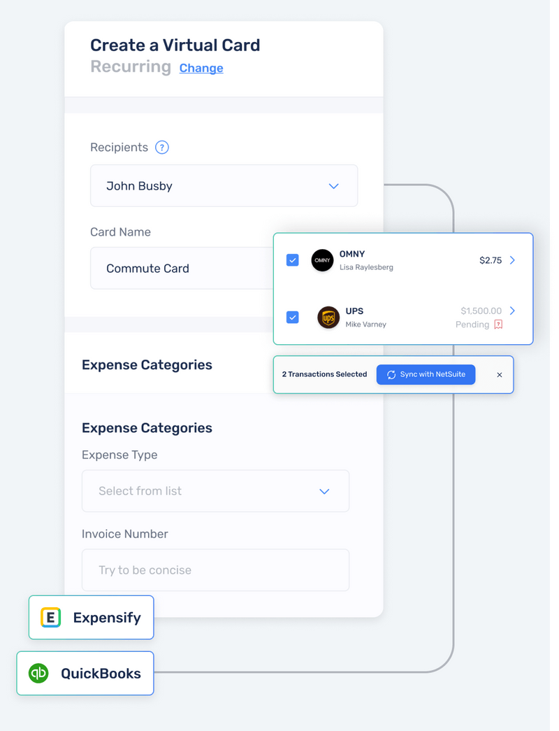 Virtual credit cards for businesses | Extend