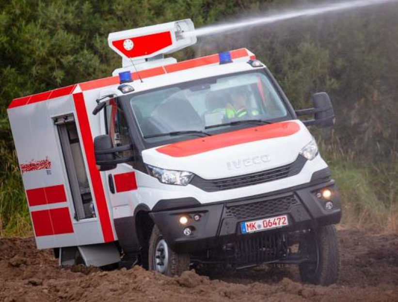 Iveco Daily fire fighting vehicle