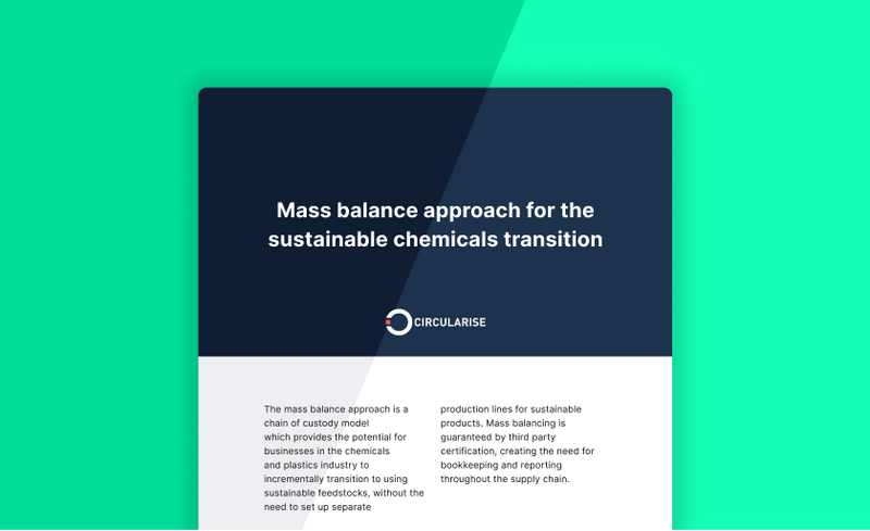 Mass balance and ISCC pilot project explained