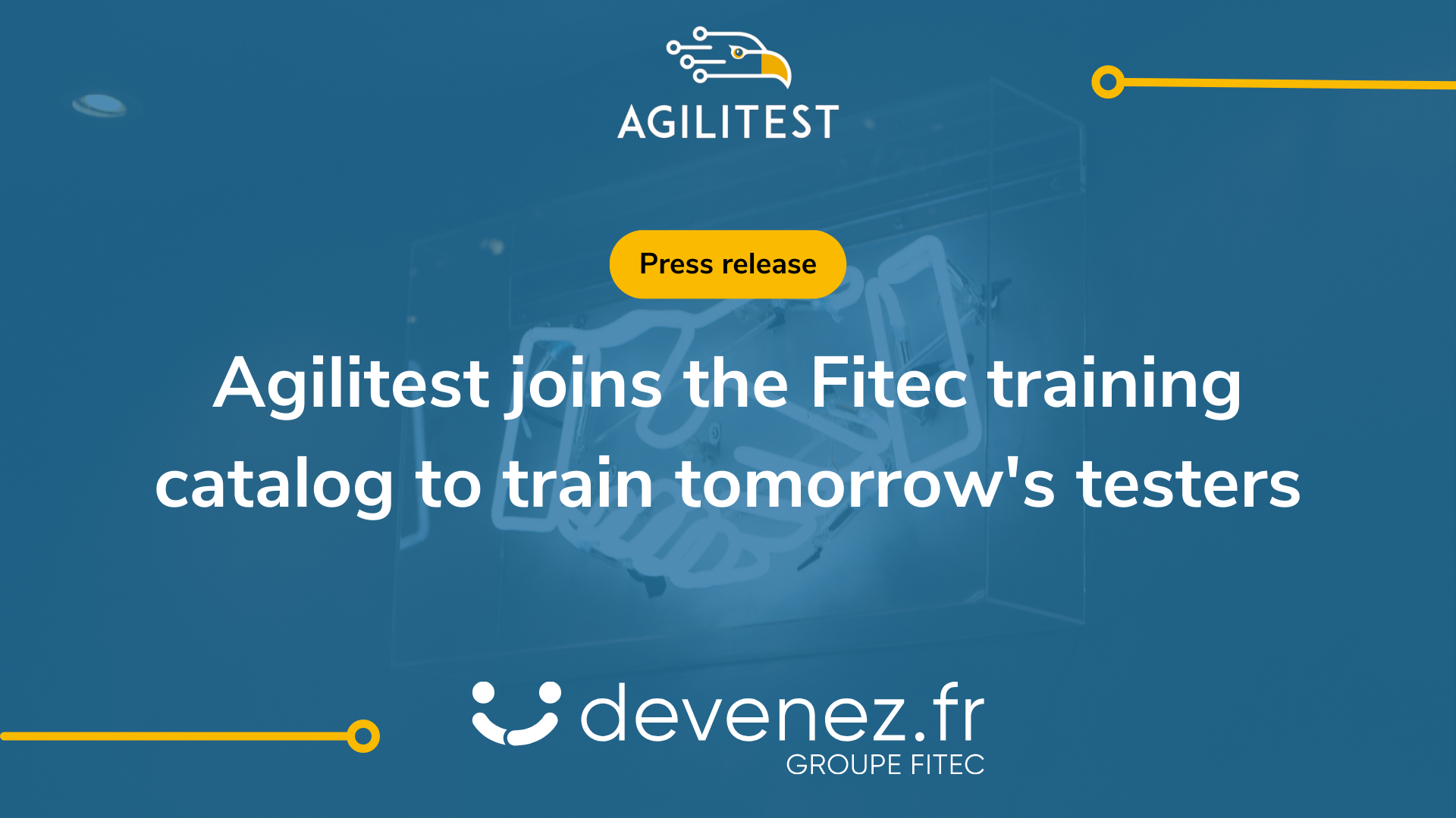 Agilitest joins the Fitec training catalog to train tomorrow's testers