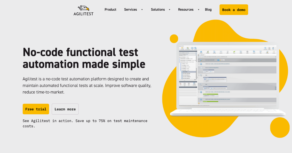 Agilitest Solutions - Automatisation transparente des tests fonctionnels