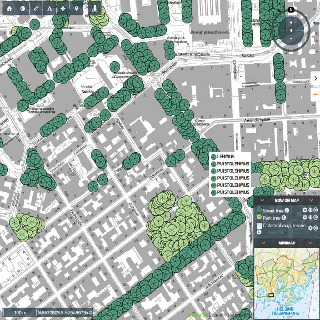 GIS development for the City of Helsinki