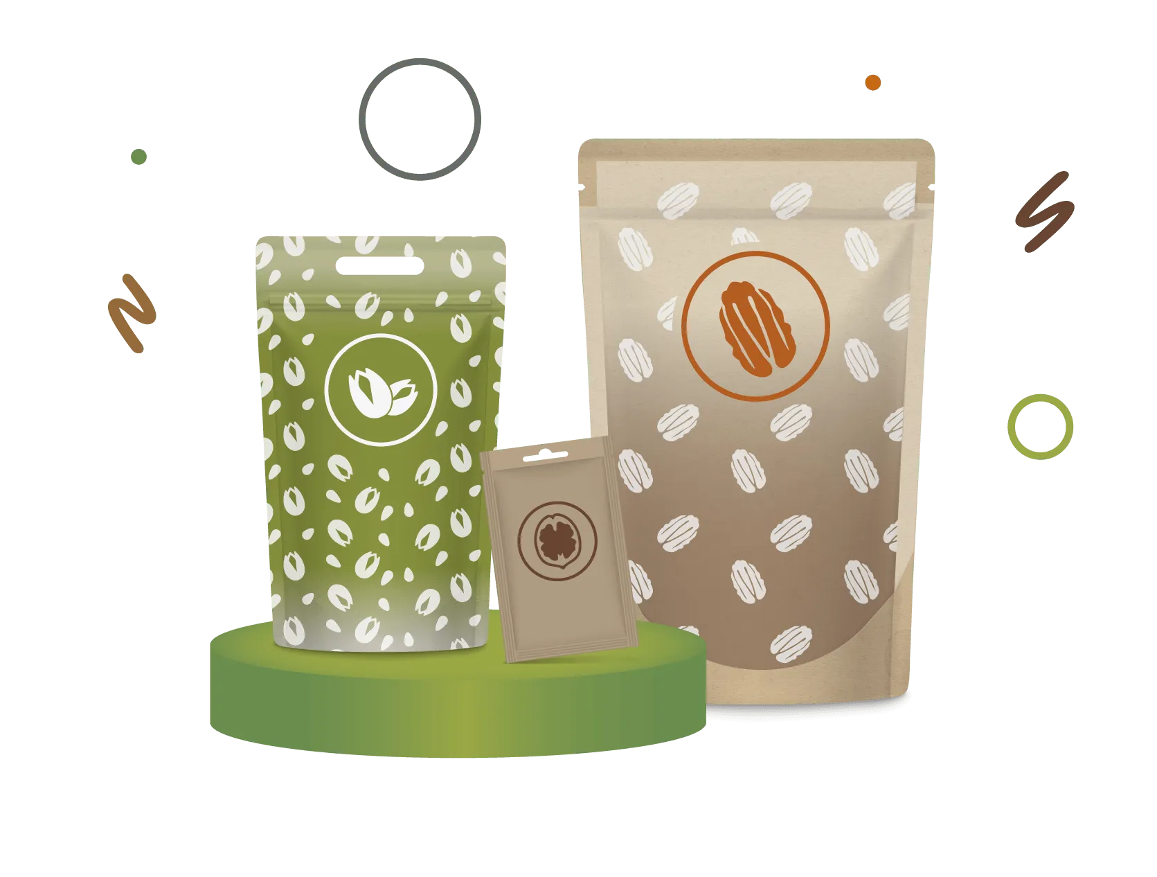 Nuts Packaging | Custom Printed Pouches