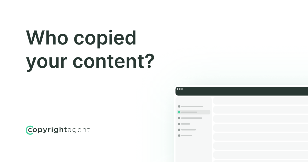 Contact — Copyright Agent — Originality, Always.