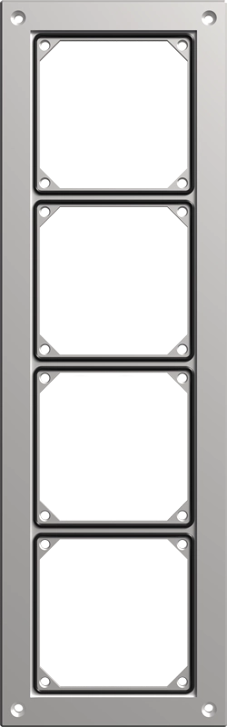 IP∙Intercom: Flex Modulrahmen (Origin, 4‑fach)