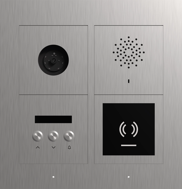 IP∙Intercom: Flex Sprechstelle (Steel, 2x2‑fach)