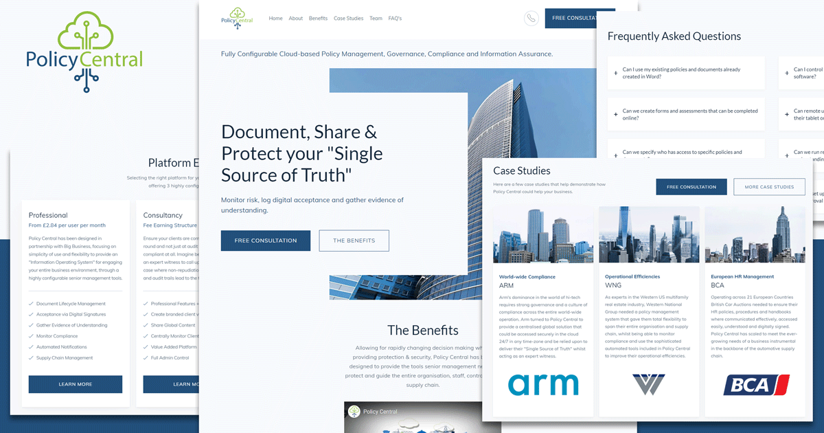 Contact - Policy Central - How to get in touch about Policy Management