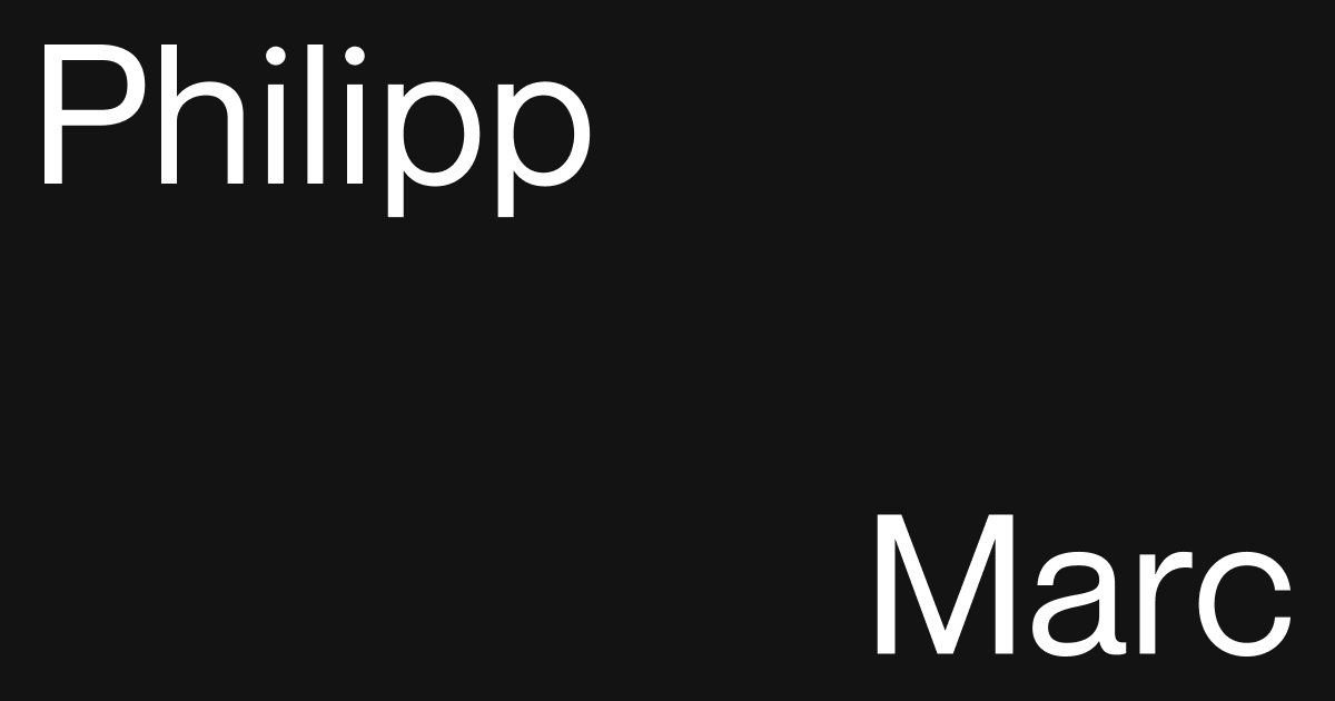 Philipp Marc - Graphic Designer