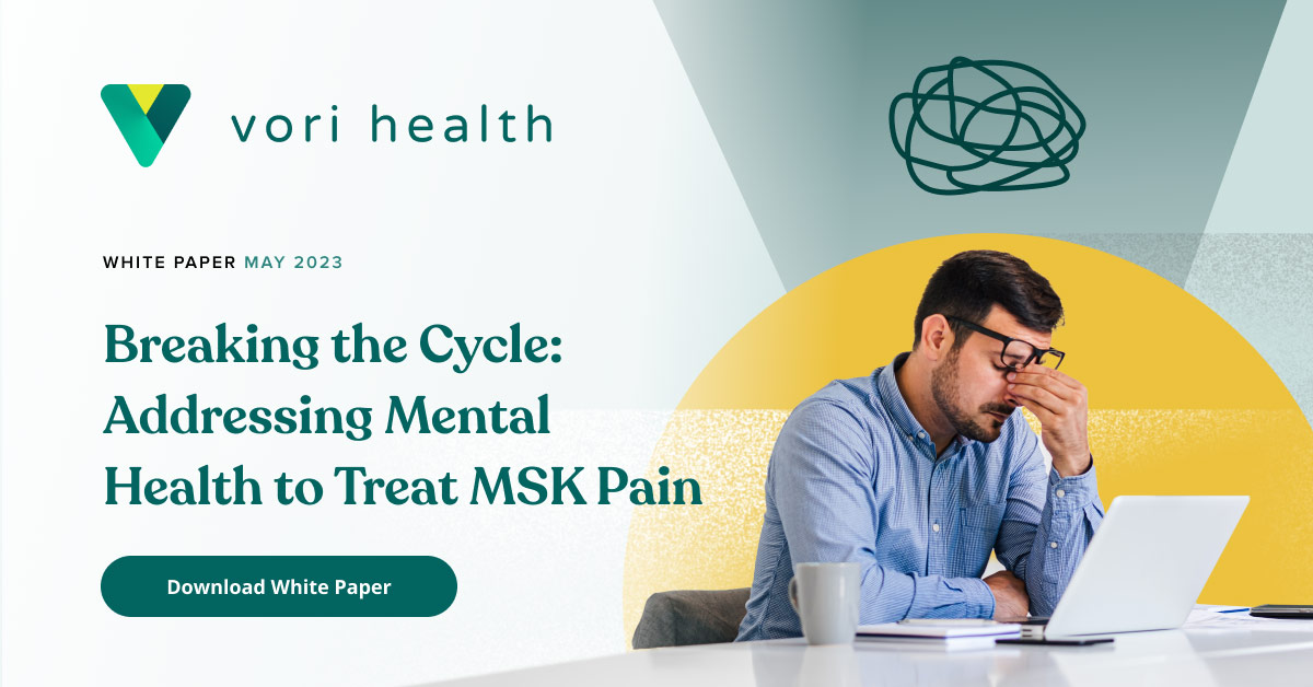 Breaking the Cycle: Addressing Mental Health to Treat MSK Pain