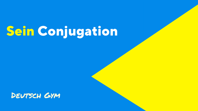 Sein Conjugation - German