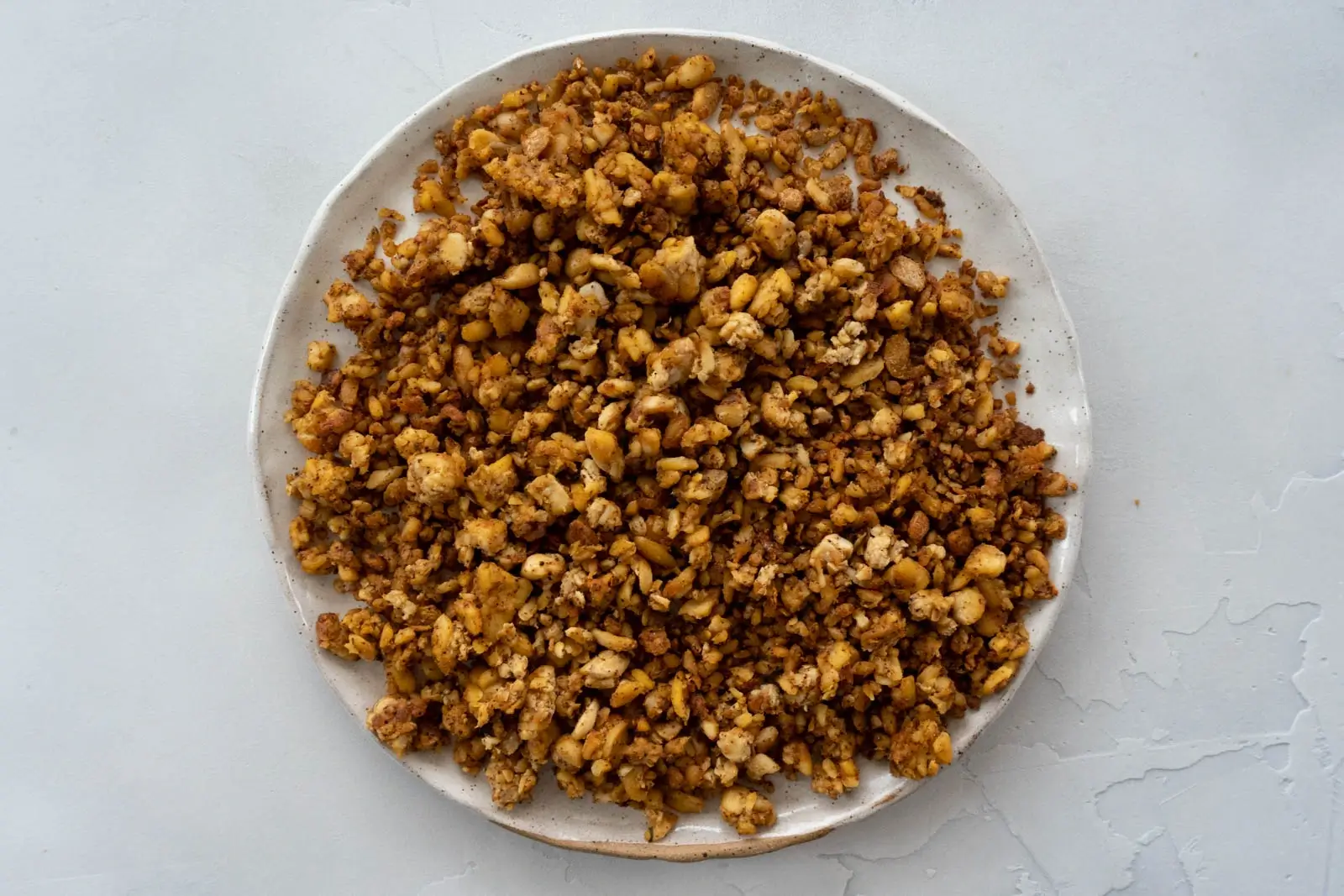 Tempeh Taco Salad with Creamy Avocado Dressing