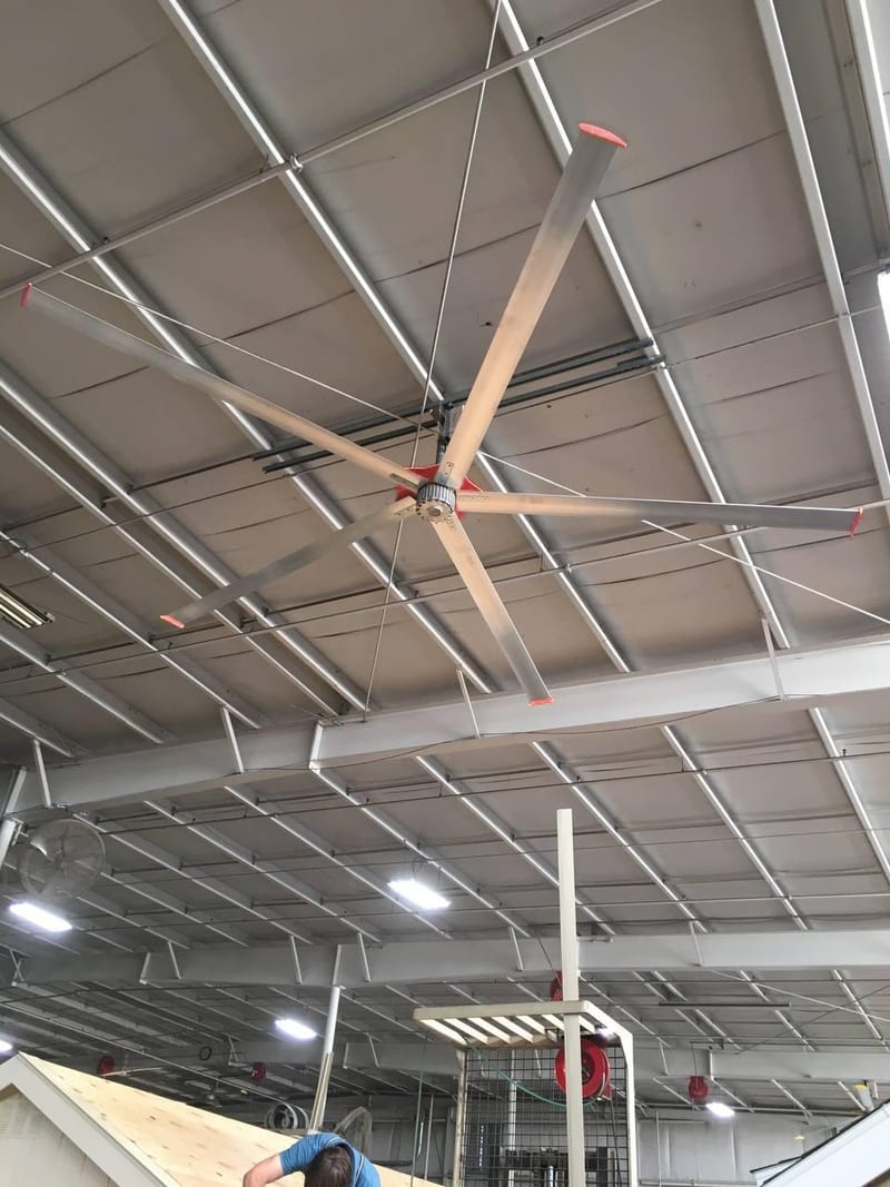 Large Industrial Ceiling Fans | HVLS Commercial Ceiling Fans - AmeriWind