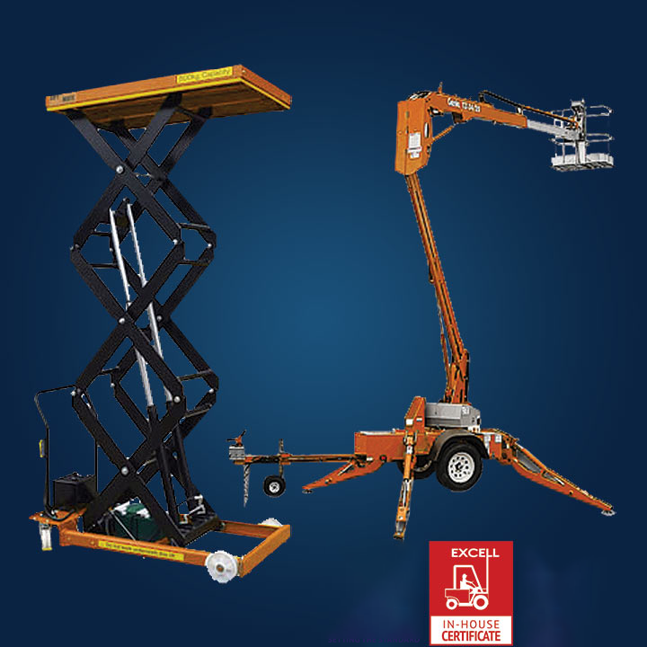 Excell Training Mewp Static Platforms Vertical Boom 1a 1b Training