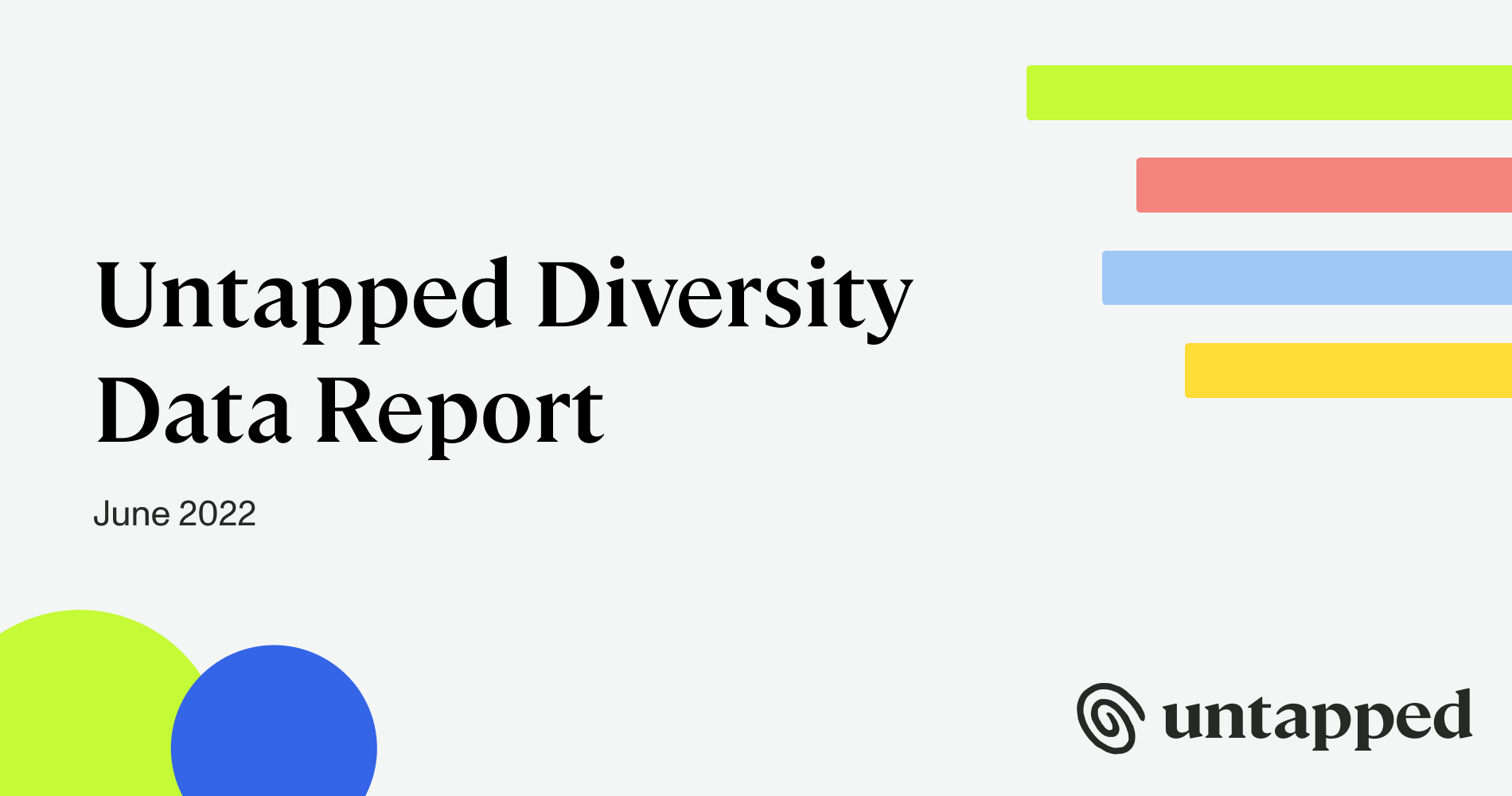 Untapped Diversity Data Report