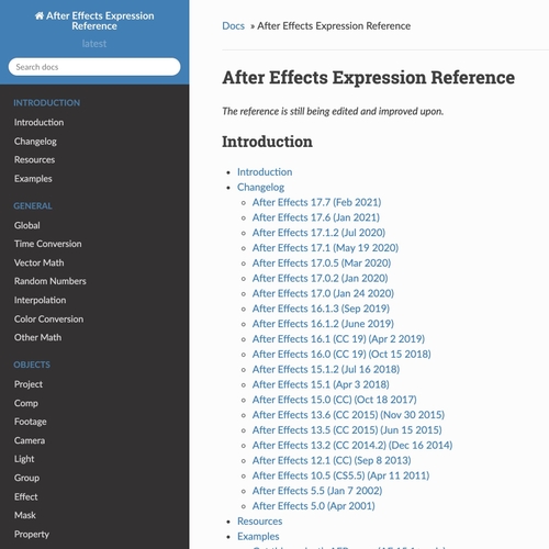 Resources for Motion Designers