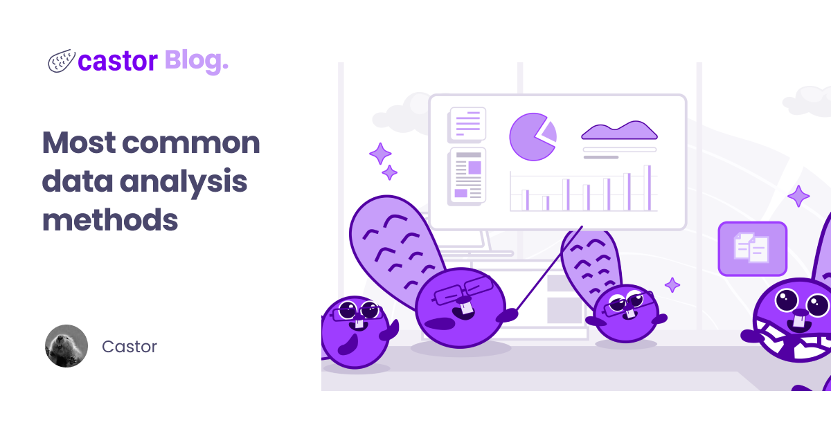 Most common data analysis methods - Castor Blog