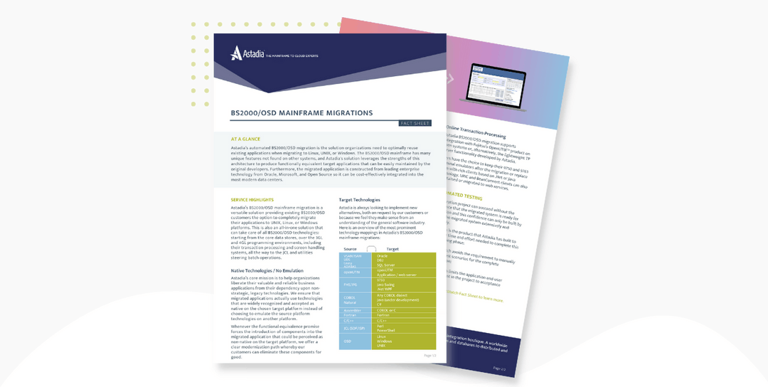 Astadia - Fact Sheets