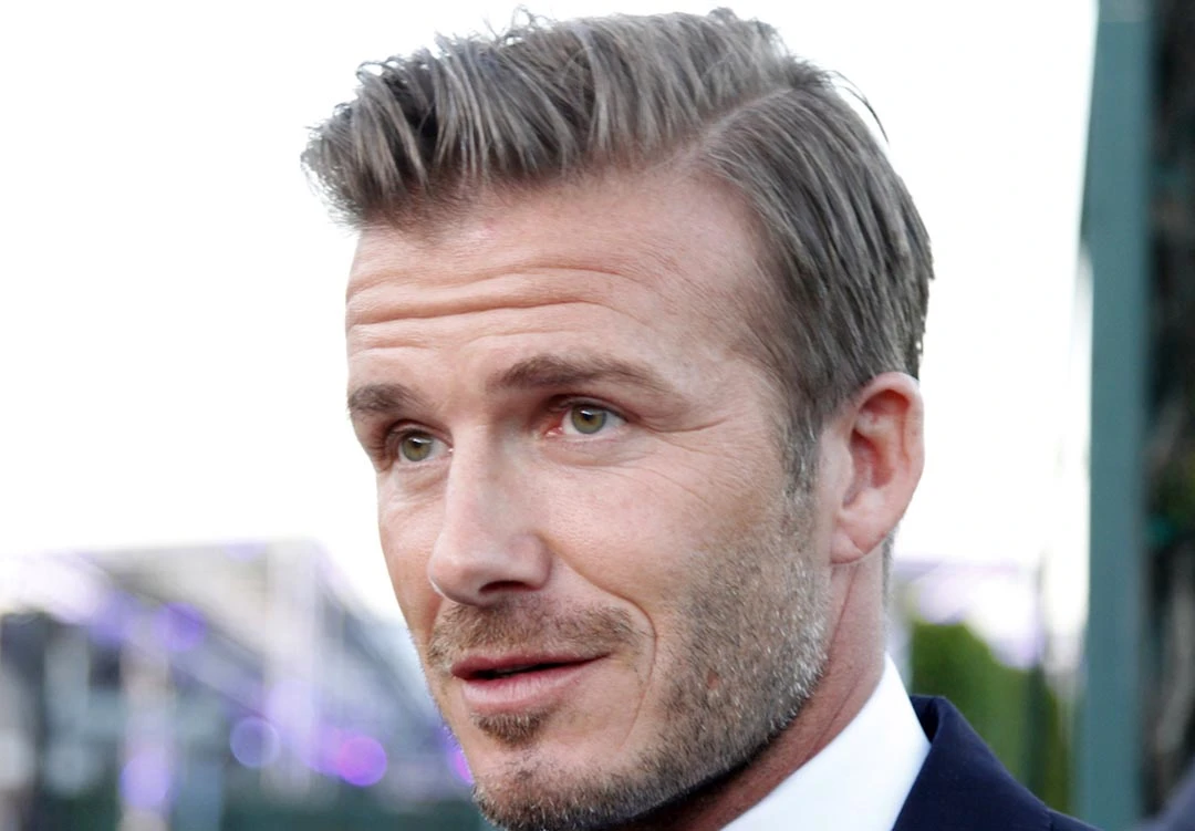 David Beckham Comb Over