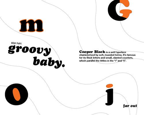 Cooper Black Type Specimen