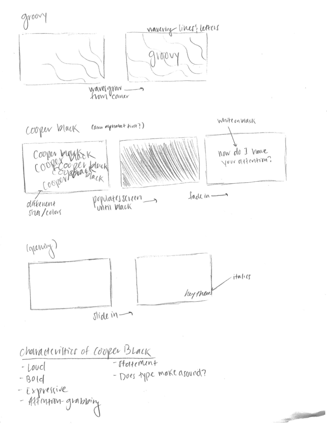 Cooper Black Type Specimen