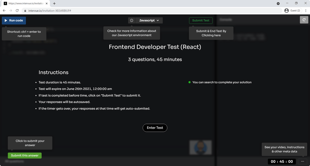 Getting Started Guide: Candidates