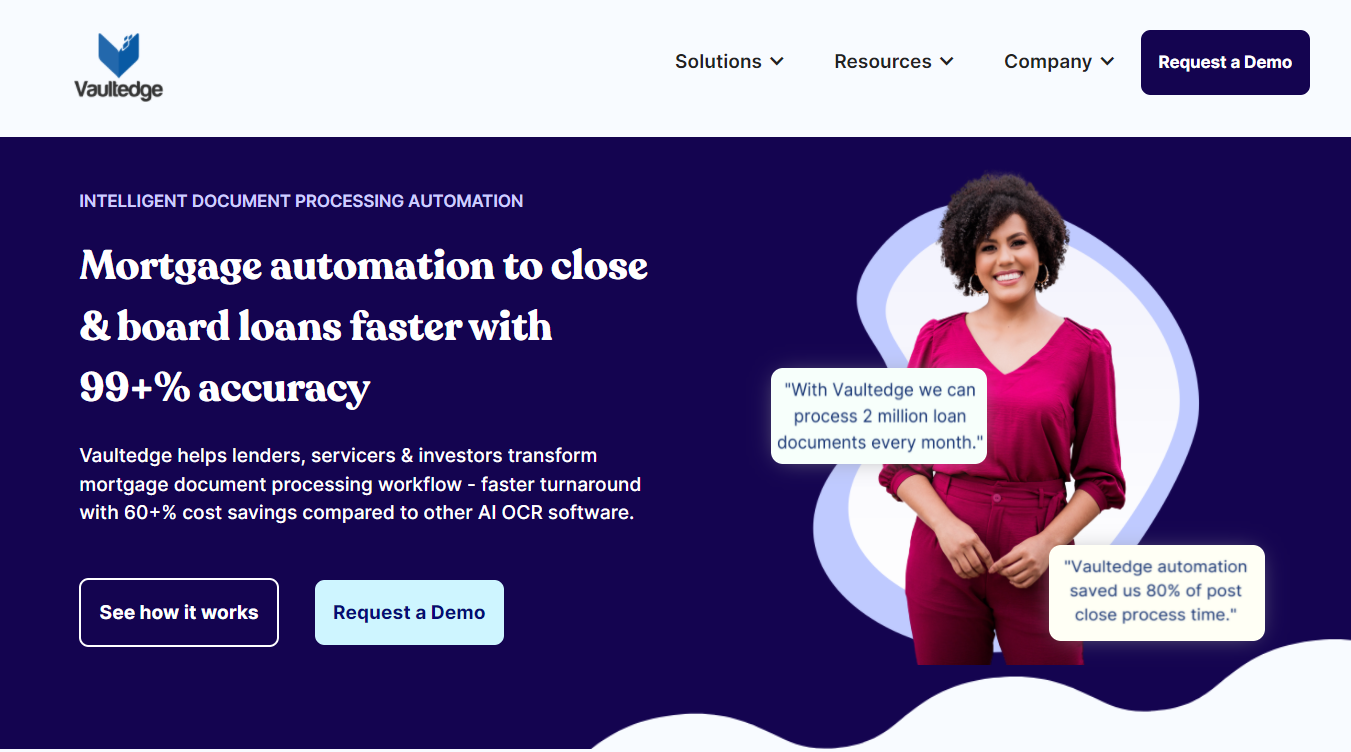 Vaultedge - Intelligent Mortgage Document Automation