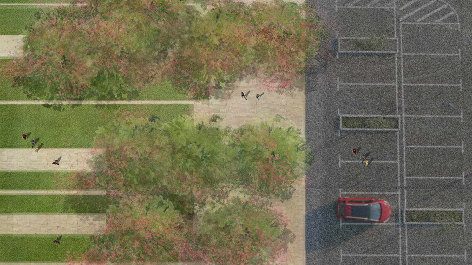 Transforming parking lots into new, beautiful destinations