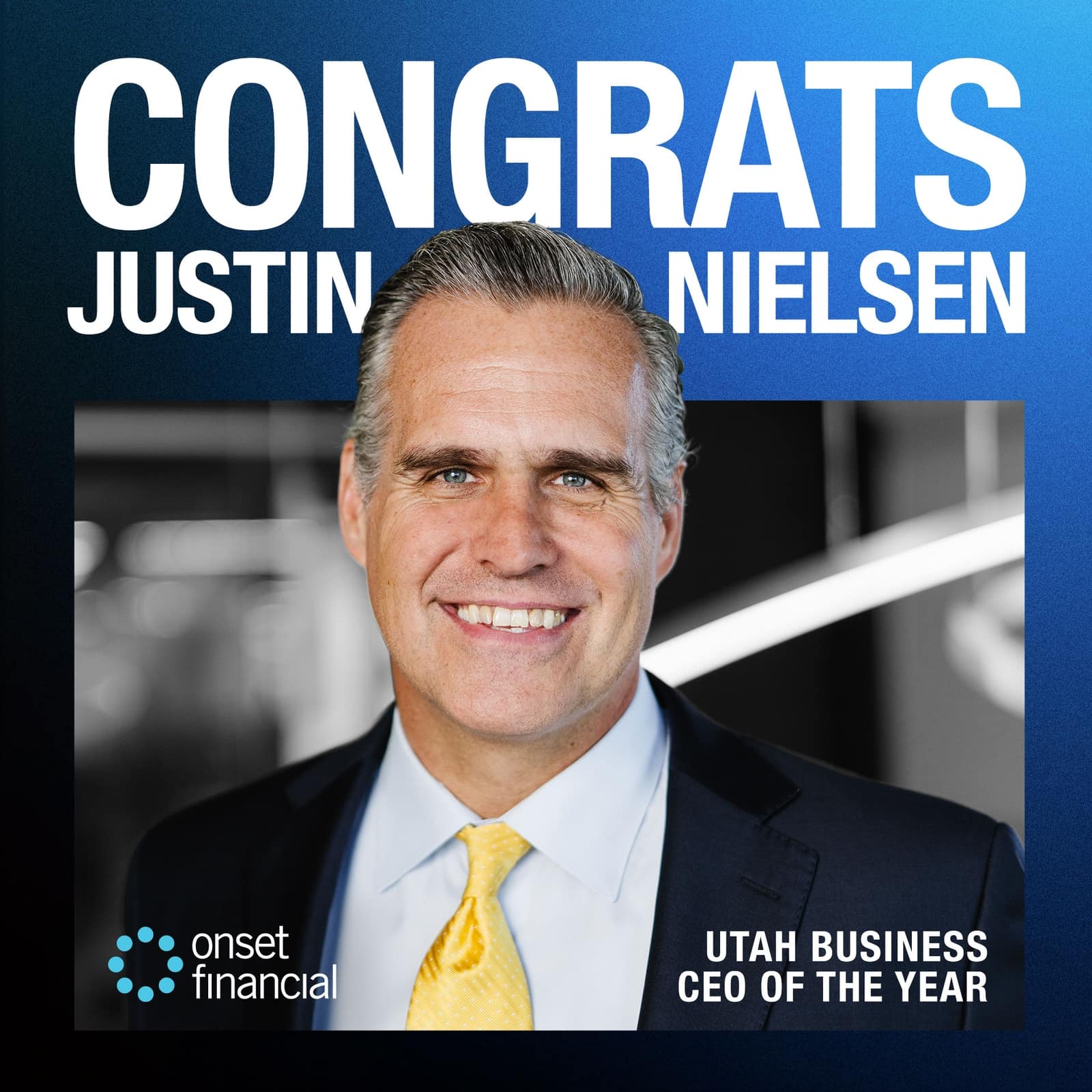 Onset Financial CEO & Founder Justin Nielsen named CEO of the Year